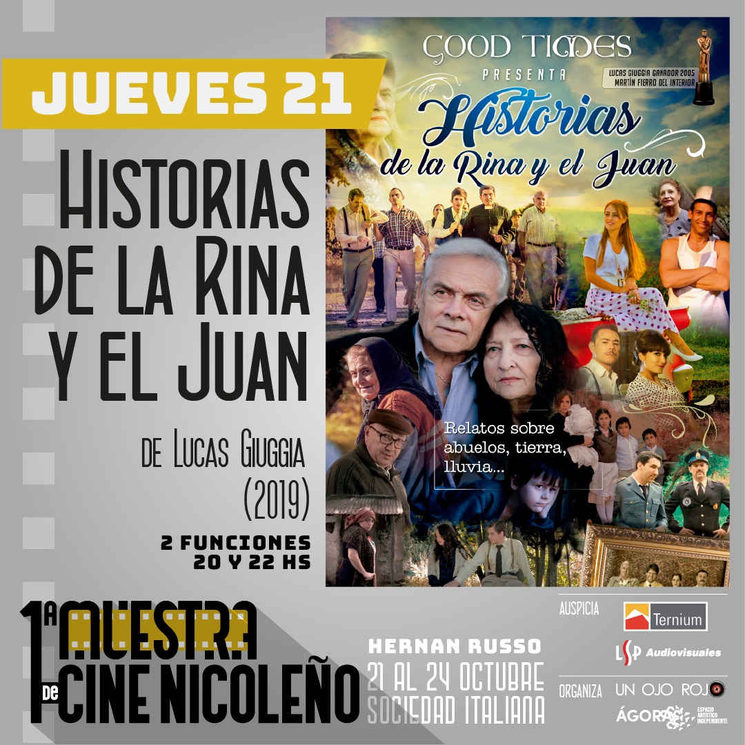 “Historias de la Rina y el Juan” en la 1º Muestra de cine nicoleño ...